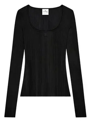 COURREGES Ribbed-knit Sweater