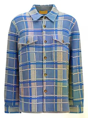 Guest In Residence Plaid Patch-pocket Shirt