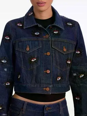 Alice + Olivia Chloe Eyes-embellished Jacket