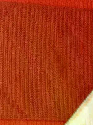 Burberry Peg Handle Knit Check Hobo Bag - Orange