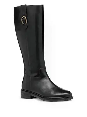 Geox Walk Pleasure Buckled Knee-high Boots