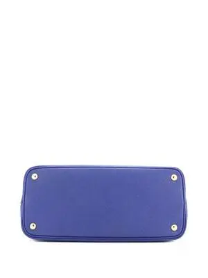 Prada Cuir Double Saffiano Leather Medium Tote Bag - Blue