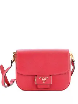 Prada Emblème Flap Bag - Red