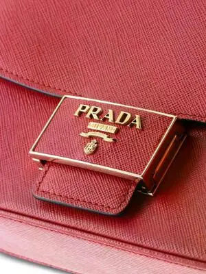 Prada Emblème Flap Bag - Red