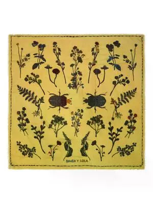 Bimba Y Lola Floral Beetle Scarf - Yellow