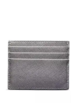 Prada Triangle-logo Leather Card Holder