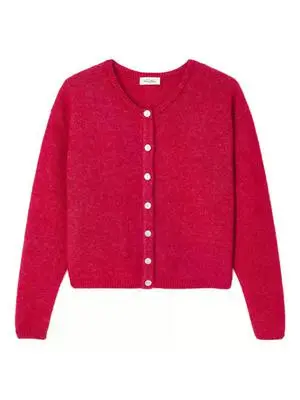 American Vintage Vitow Buttoned Cardigan - Pink