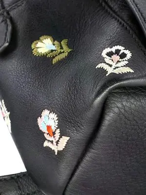 Fendi By The Way Embroidered Leather Mini Backpack