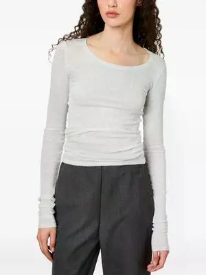 American Vintage Massachusetts Long-sleeve Top - Grey