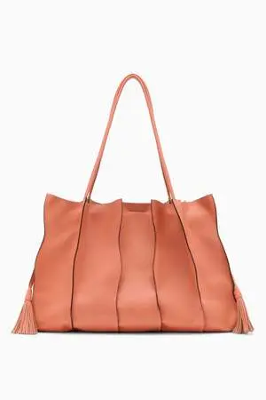 Ulla Johnson Adria Large Tote Handbag - Rose