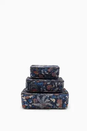 Ulla Johnson Floral Packing Cubes Set