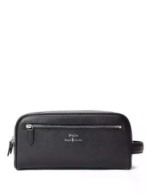 Polo Ralph Lauren Logo-detail Wash Bag - Black
