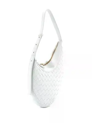 Bottega Veneta Intrecciato Nappa Small Shoulder Bag - Blue