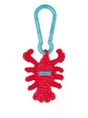 Alanui Lobster Crochet Keyring