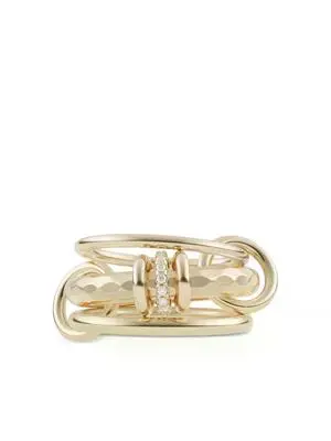 SPINELLI KILCOLLIN 18k Yellow Diamond Hammered Ring - Gold