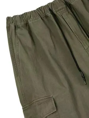 STUDIO TOMBOY Cargo Pocket Drawstring Pants - Green