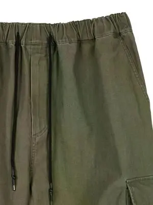 STUDIO TOMBOY Cargo Pocket Drawstring Pants - Green