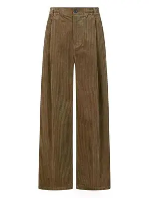 STUDIO TOMBOY Pleated Corduroy Trousers