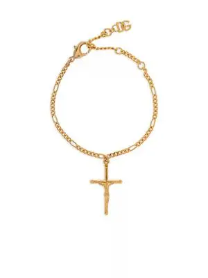 Dolce & Gabbana Cross-pendant Bracelet - Gold