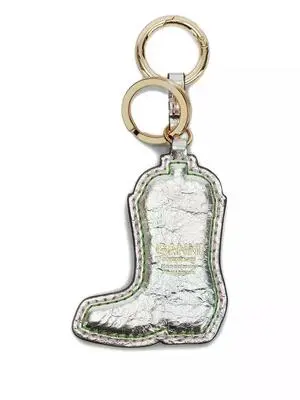 GANNI Boot Keyring - Silver