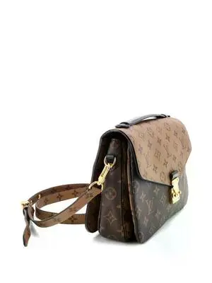 LOUIS VUITTON Pochette Metis Reverse Monogram Canvas Crossbody Bag - Brown
