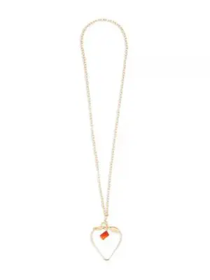 Nina Ricci Tone Strawberry Pendant Necklace - Gold