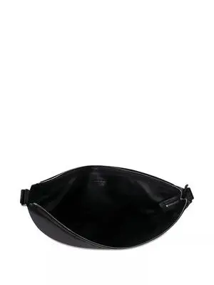 THE ROW Adjustable Leather Shoulder Bag - Black