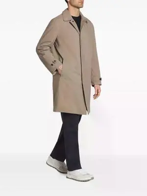 Brioni Performa Collared Long Coat