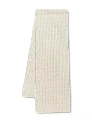 Liviana Conti Cable-knit Scarf - Neutrals