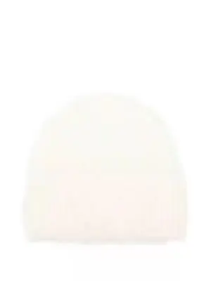 TOTEME Knitted Beanie Hat - Neutrals