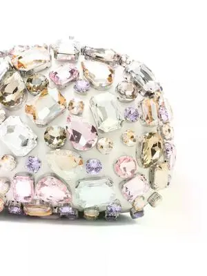 SELF-PORTRAIT Crystal-embellished Mini Clutch
