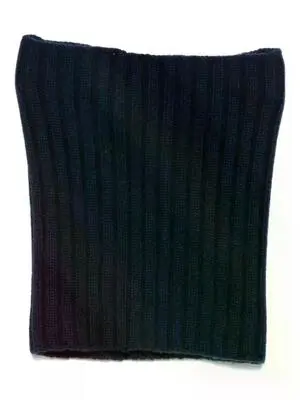 DELL'OGLIO Ribbed Cashmere Neck Warmer - Blue