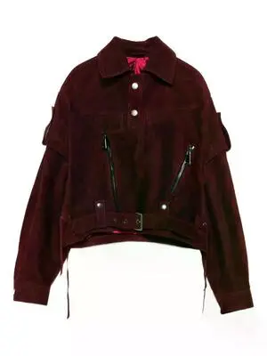MANOKHI Suede Zip Jacket