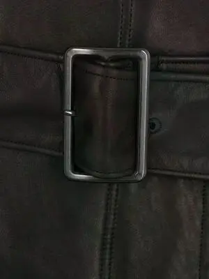 Yohji Yamamoto Belted Puff-sleeve Coat