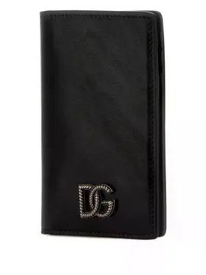 Dolce & Gabbana Logo Detail Leather Card Holder