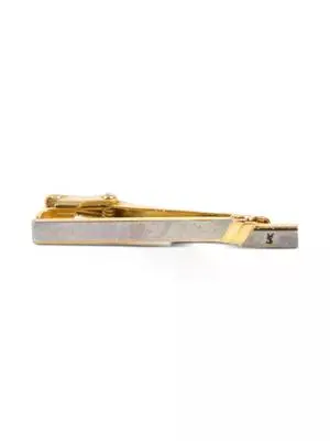Saint Laurent 1990s Cassandre Tie Clip - Gold