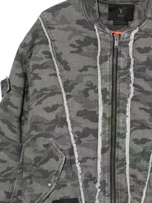 FIVE CM Camouflage-print Bomber Jacket