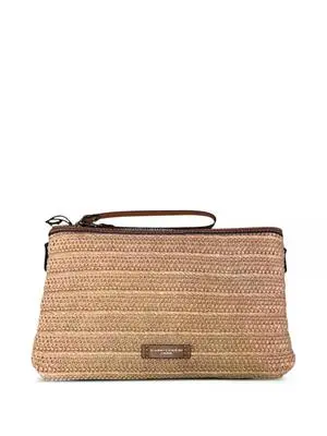 GIANNI CHIARINI Marcella Raffia Clutch