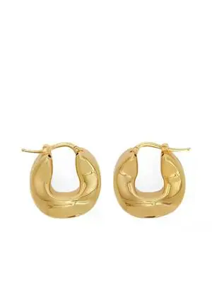 JIL SANDER Hoop Earrings - Gold