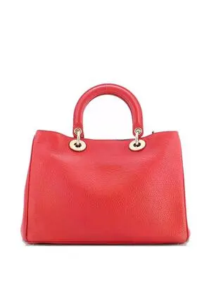 Dior Diorissimo Pebbled Leather Tote Bag