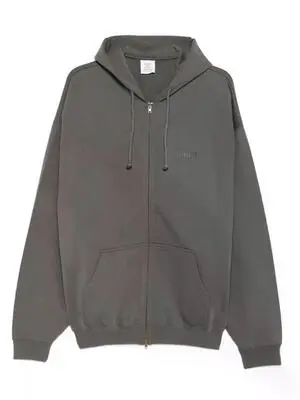 Vetements Embroidered Zip Hoodie