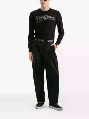 Dolce & Gabbana Logo Crew Neck Knitwear