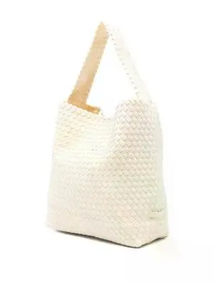 NAGHEDI Medium Nomad Hobo Woven Tote Bag - Neutrals