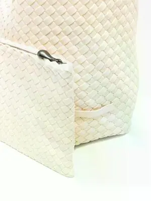 NAGHEDI Medium Nomad Hobo Woven Tote Bag - Neutrals