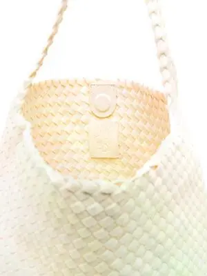 NAGHEDI Medium Nomad Hobo Woven Tote Bag - Neutrals