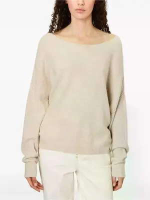 American Vintage Damsville Boat Neck Sweater - Neutrals