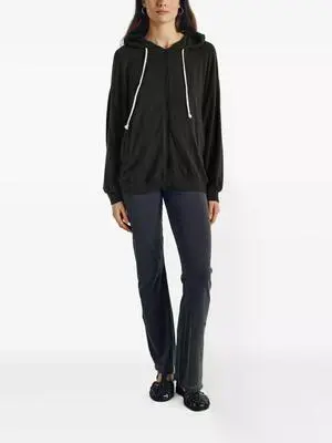 American Vintage Ypawood Zip-up Hoodie - Black