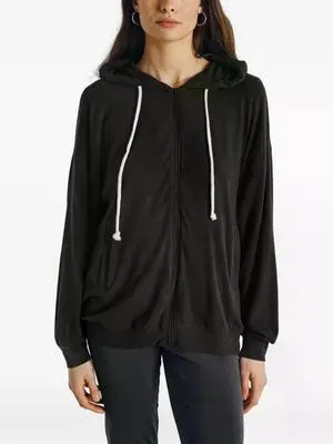 American Vintage Ypawood Zip-up Hoodie - Black