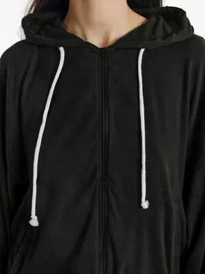 American Vintage Ypawood Zip-up Hoodie - Black