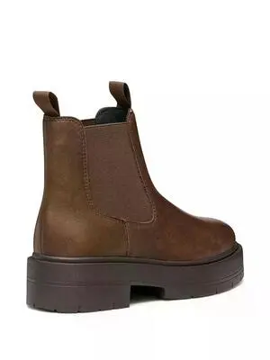 Geox Platform Ankle Boots - Brown